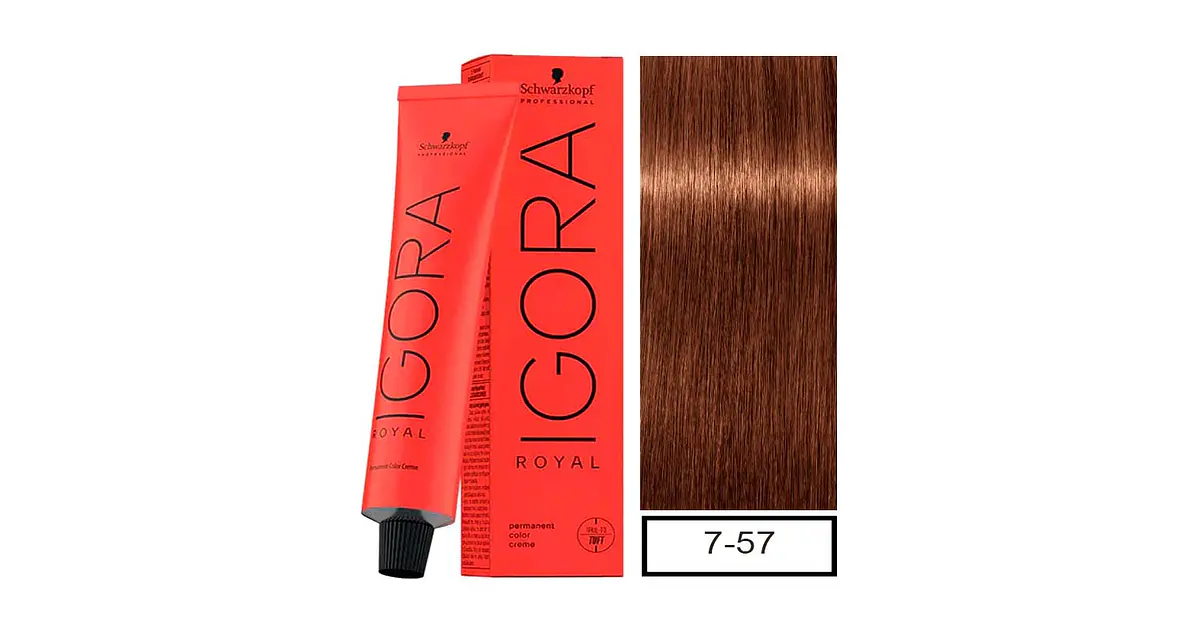 IGORA 60ML RUBIO MEDIO DORA. COBR. 7-57