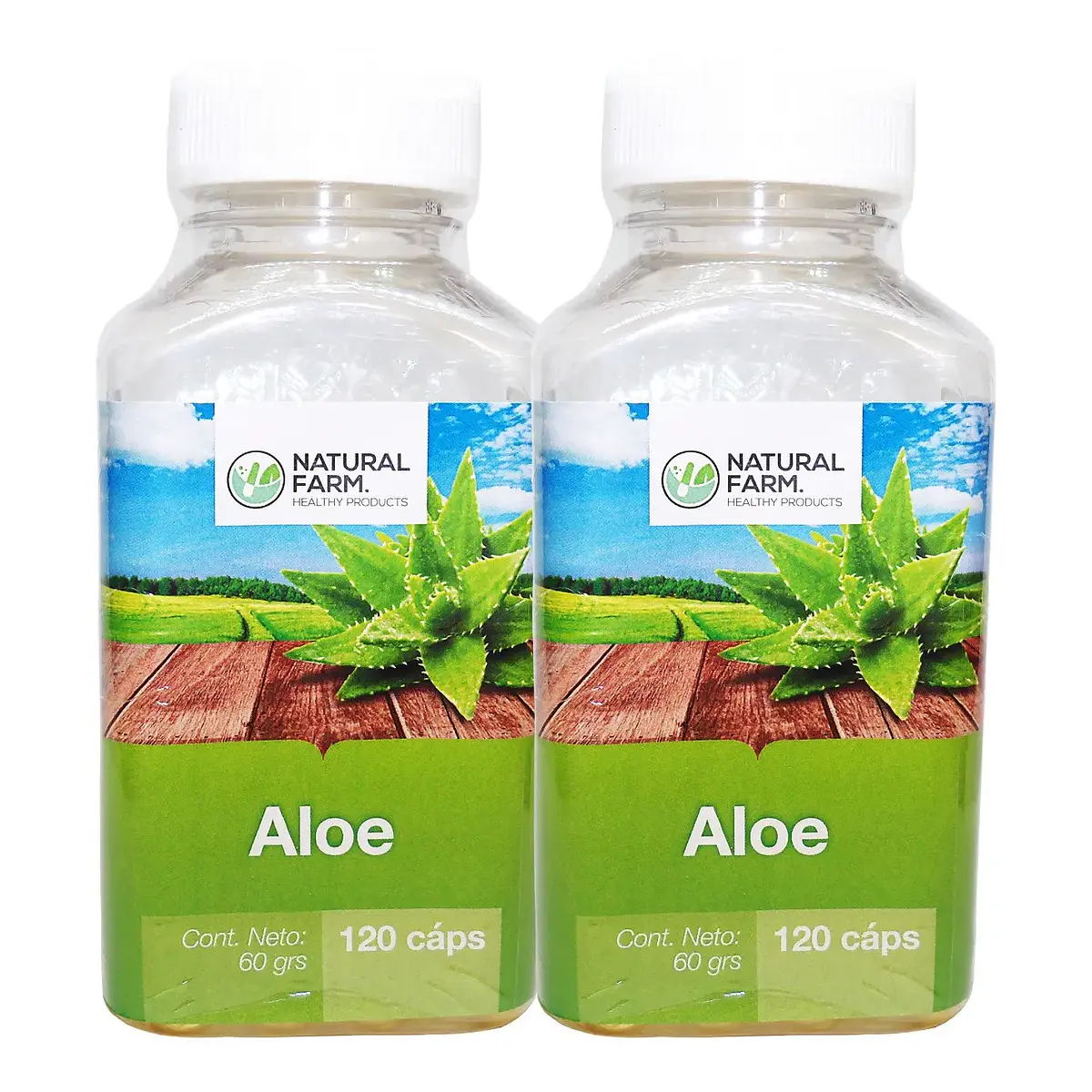 Aloe Vera Nf 2 Frascos 240 Capsulas Blandas 2x120 Caps