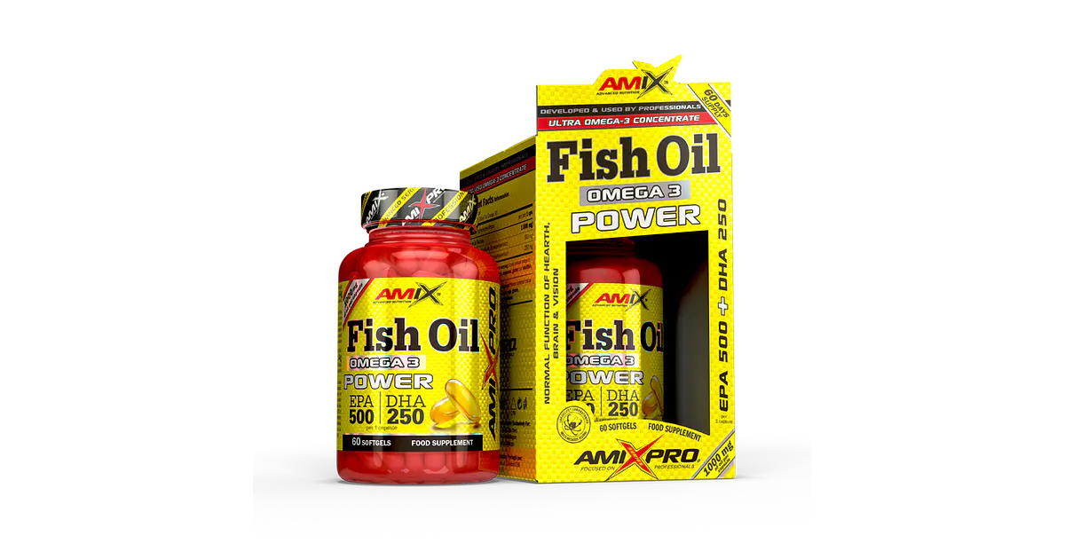 Omega 3 Fish Oil Power 60 caps – Amix Pro®