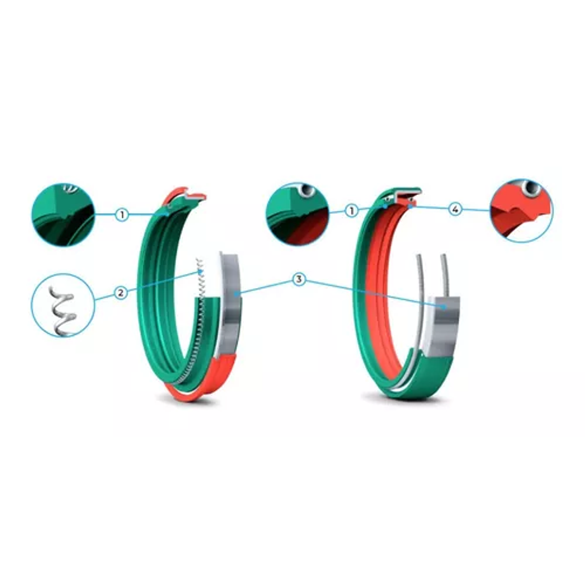 Reten Y Guarda Polvo Skf Dual 48mm Kayaba