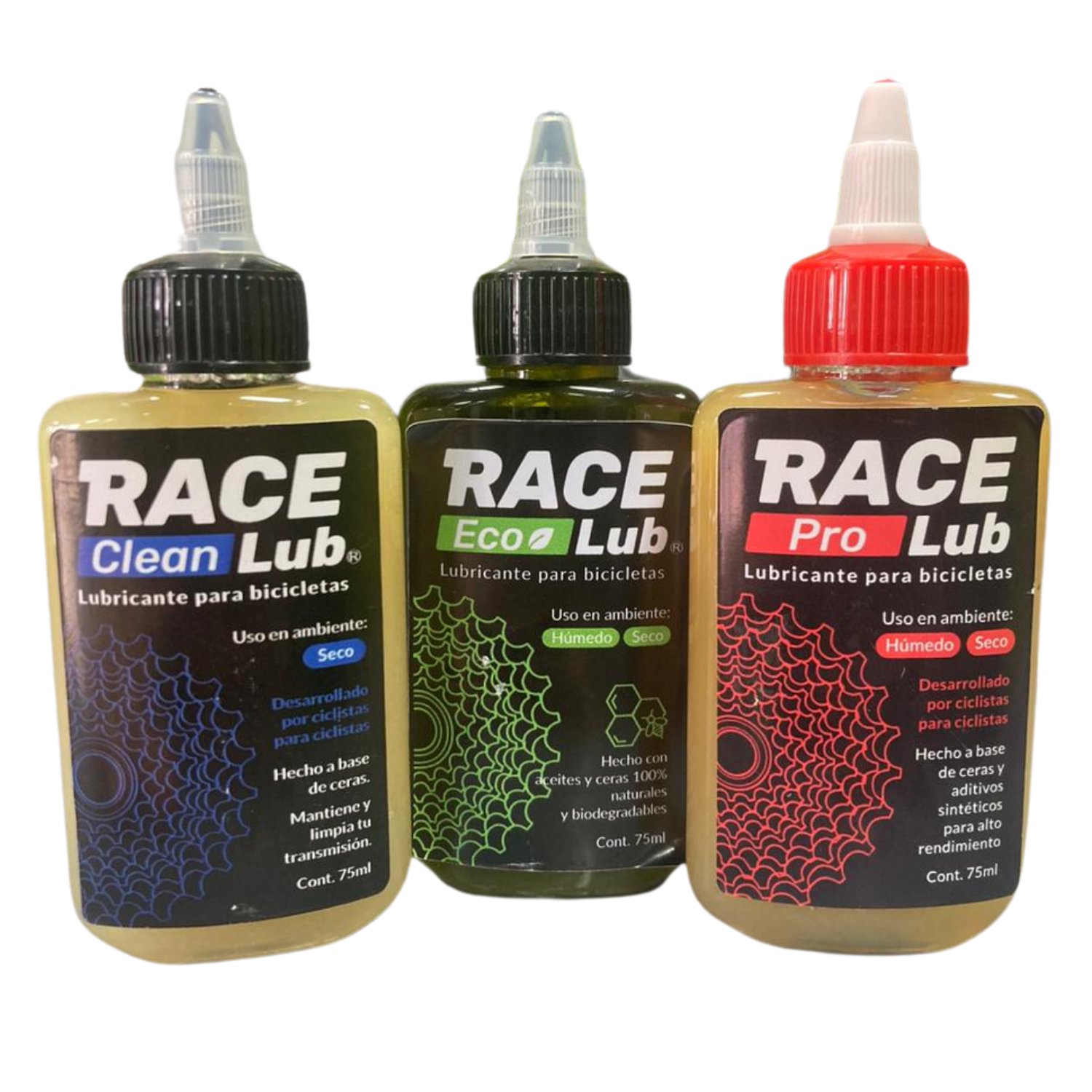Aceite Cadena Bike Pack 3 Race Eco, Clean, Pro