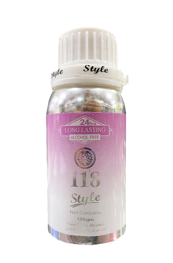 Aceite De Perfume 118 Style 100Ml Unisex Edp (Inspirado e...