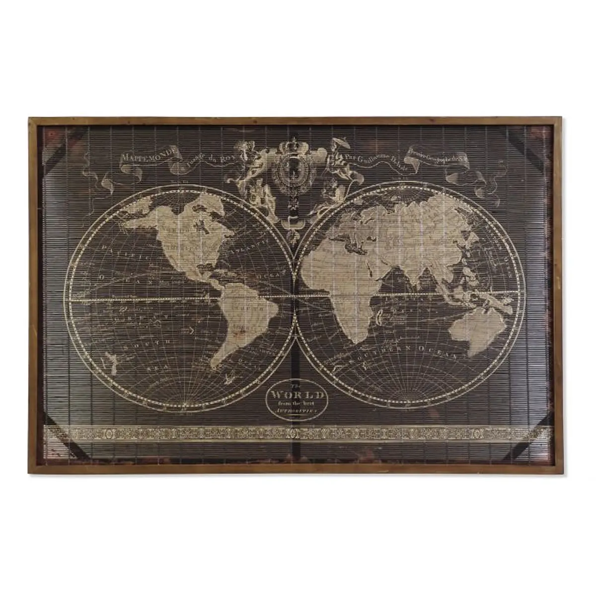 Quadro Mapa do Mundo