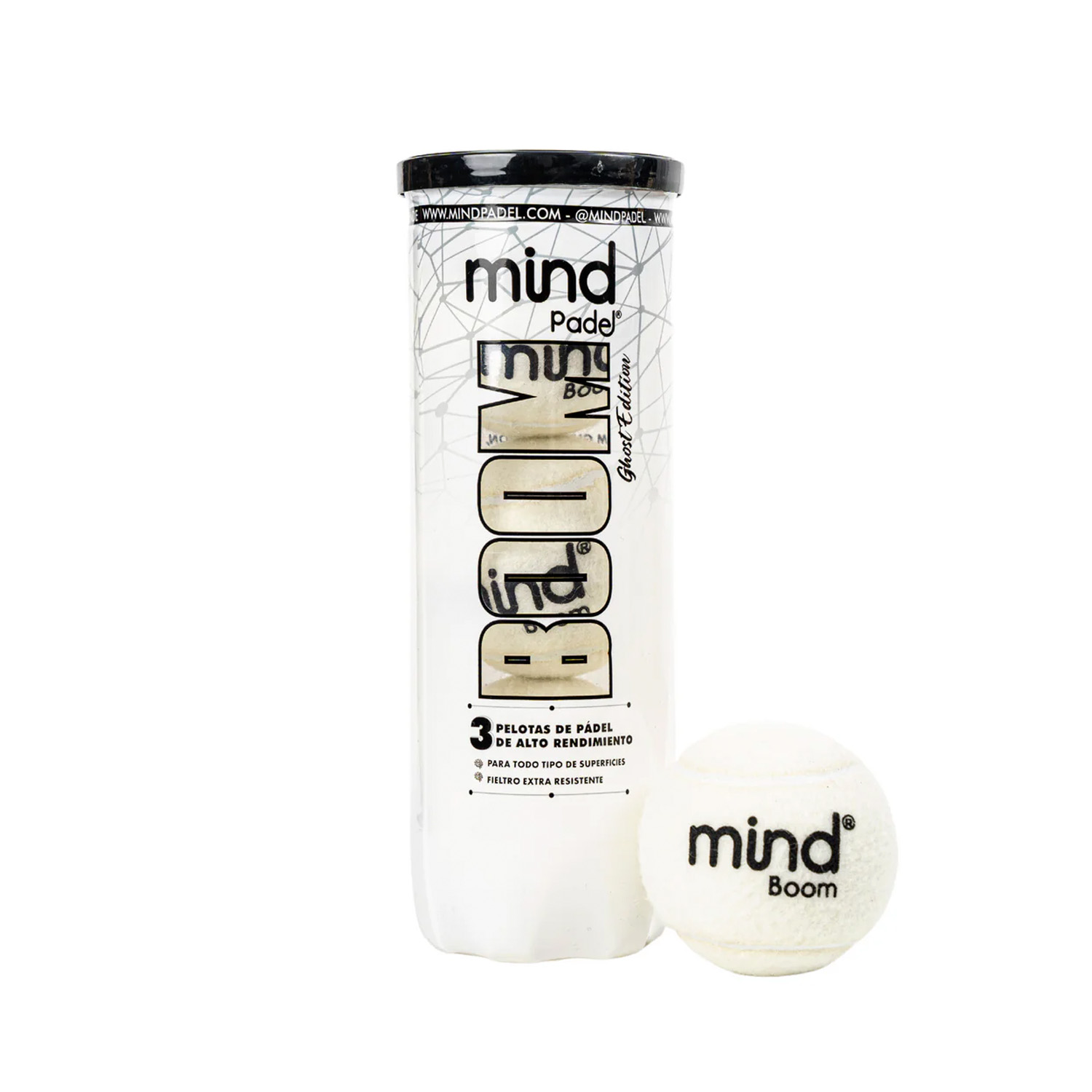 PELOTAS PADEL BOOM GHOST