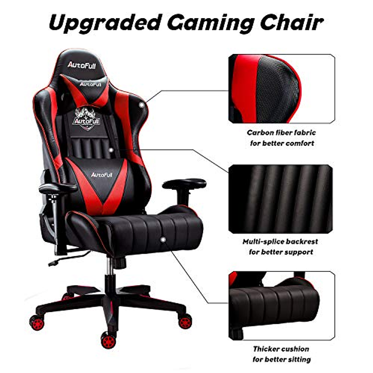 SILLA GAMER COLOR ROJO