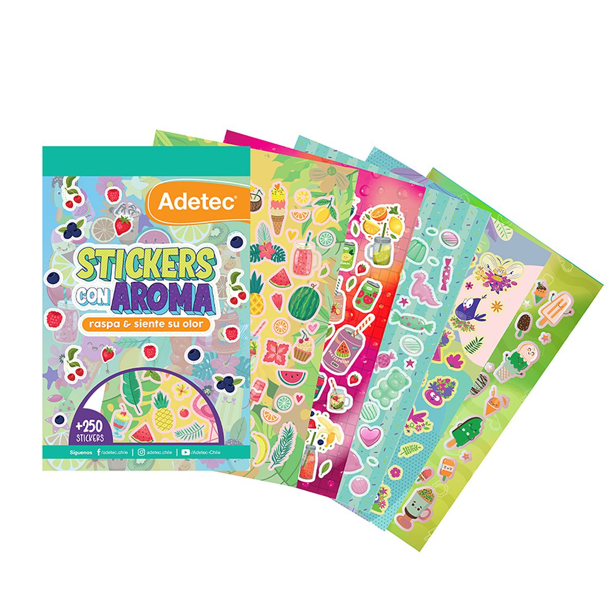 STICKERS CON AROMA - BLOCK DE STICKERS ADETEC