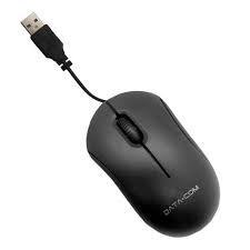 MOUSE USB BASICO CABLE NEGRO DATACOM