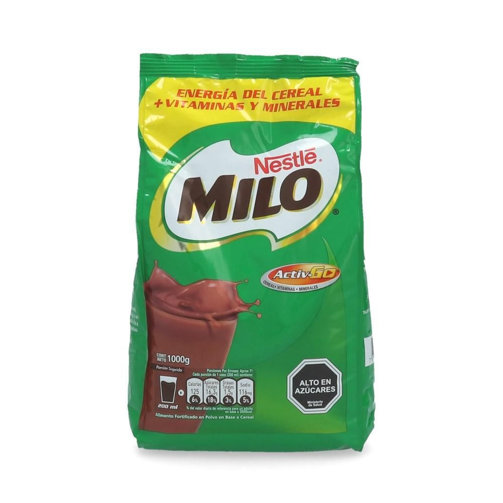 MILO EN POLVO BOLSA DE 1000 GRS