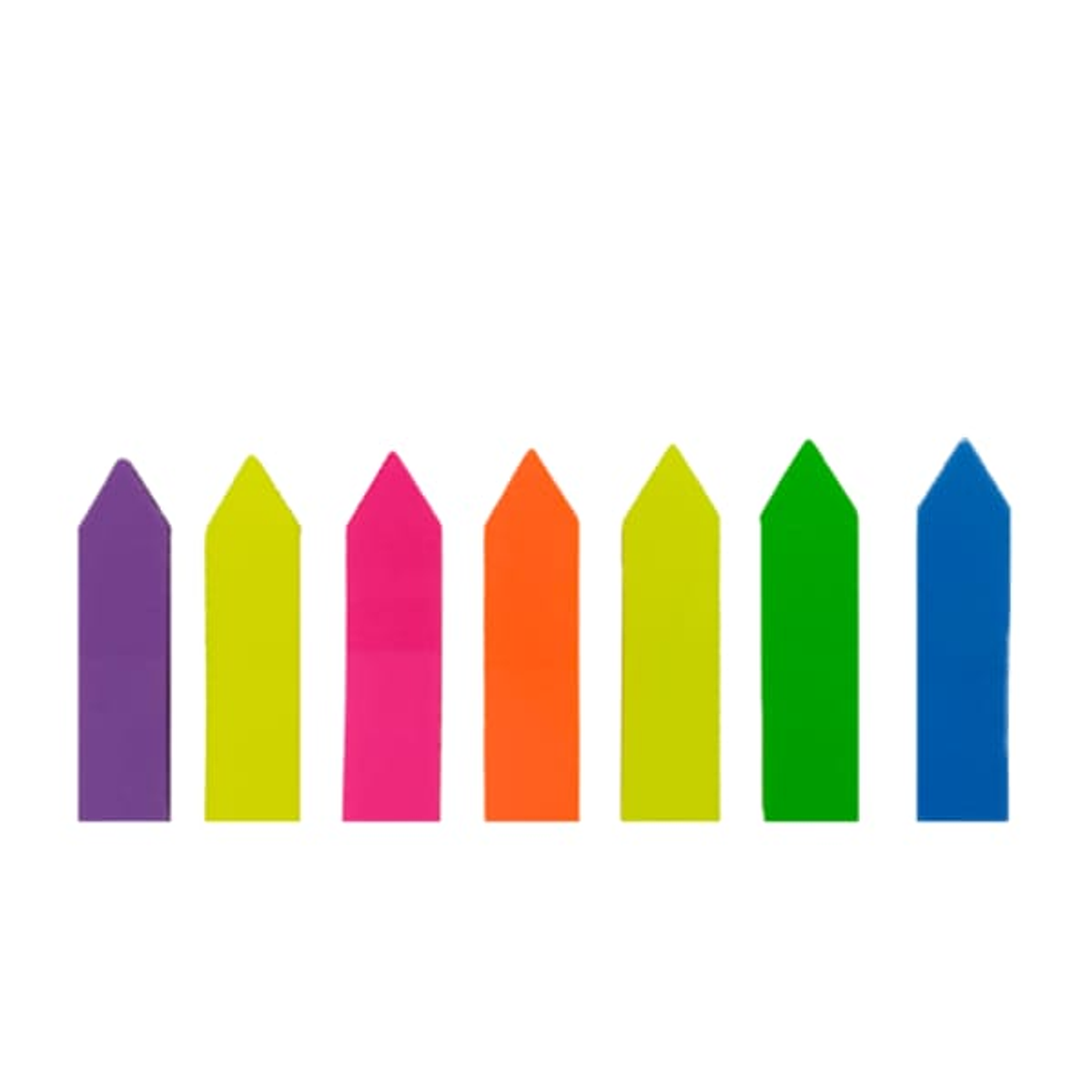 Nota adhesiva banderitas colores surtidos x 125 unidades