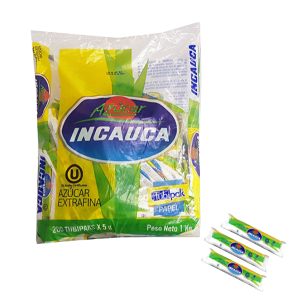 Azúcar Stick pack x 200 sobres Incauca-Manuelita