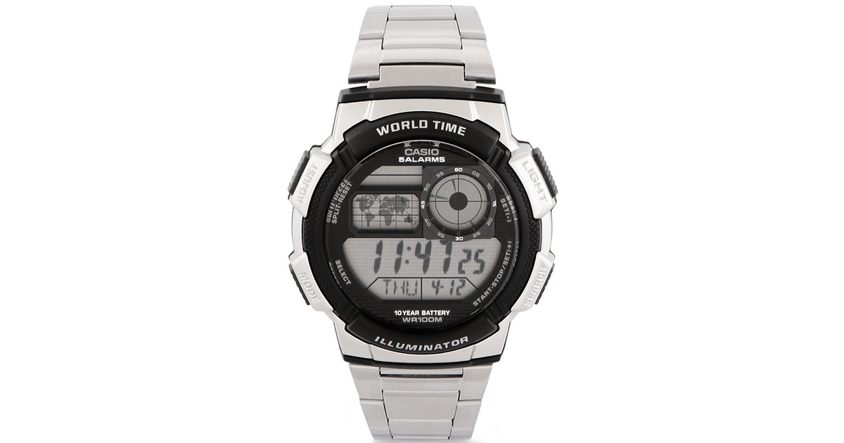 Reloj Casio World Time Royale Vintage AE-1000WD-1AV