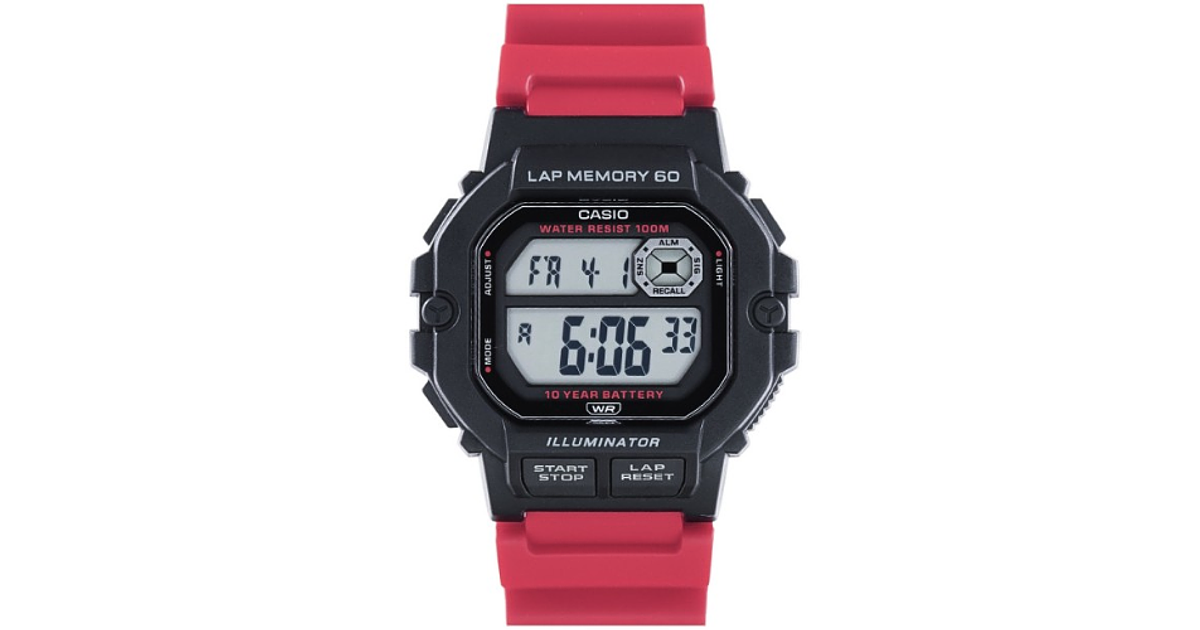 Reloj Casio Vintage Lap Memory 60 Sumergible WS-1400H-4A