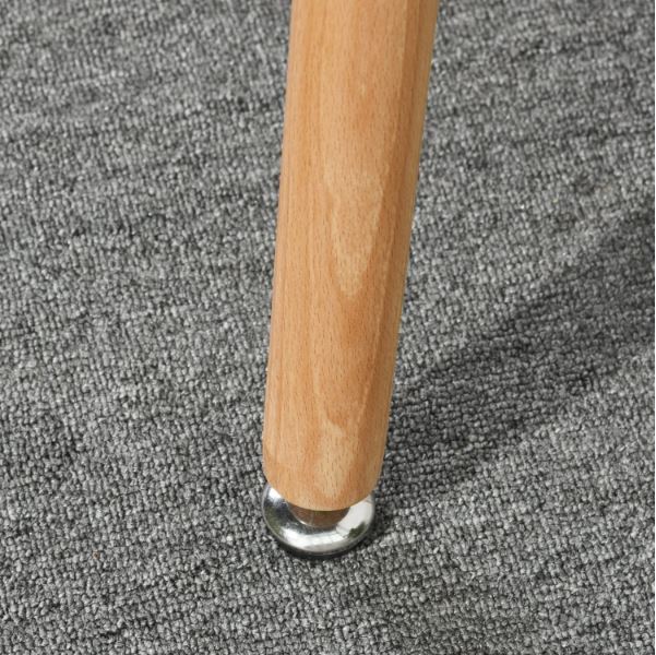 Set de Comedor Mesa Cuadrada Negro + 4 Sillas Eames Clási...