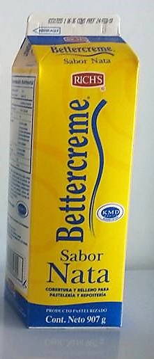 Bettercreme supremo vainilla Rich's 907 gr