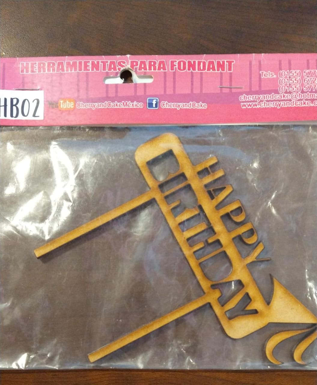 Cake topper madera 50192300