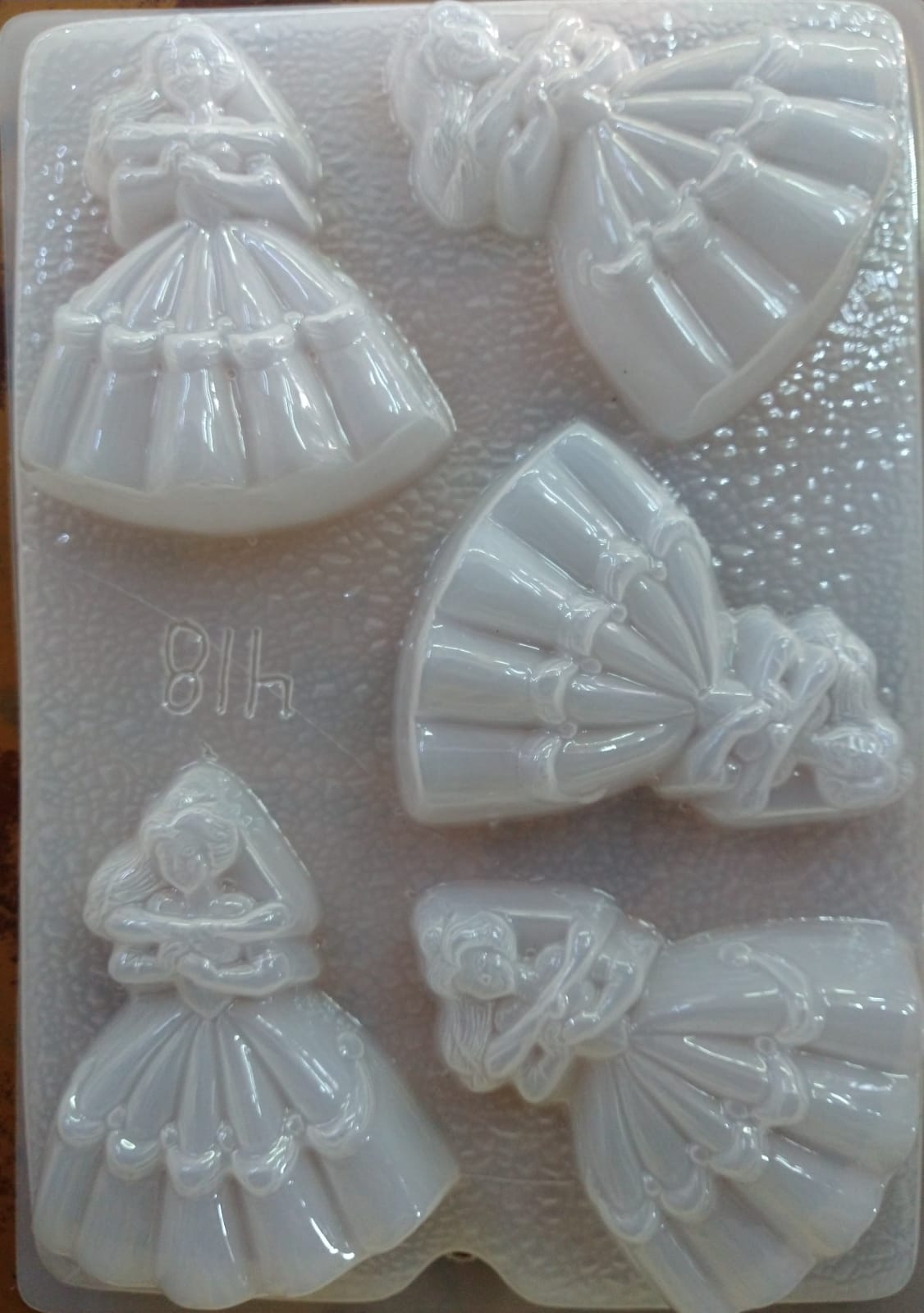 Molde para gelatina chico bella 5cav.