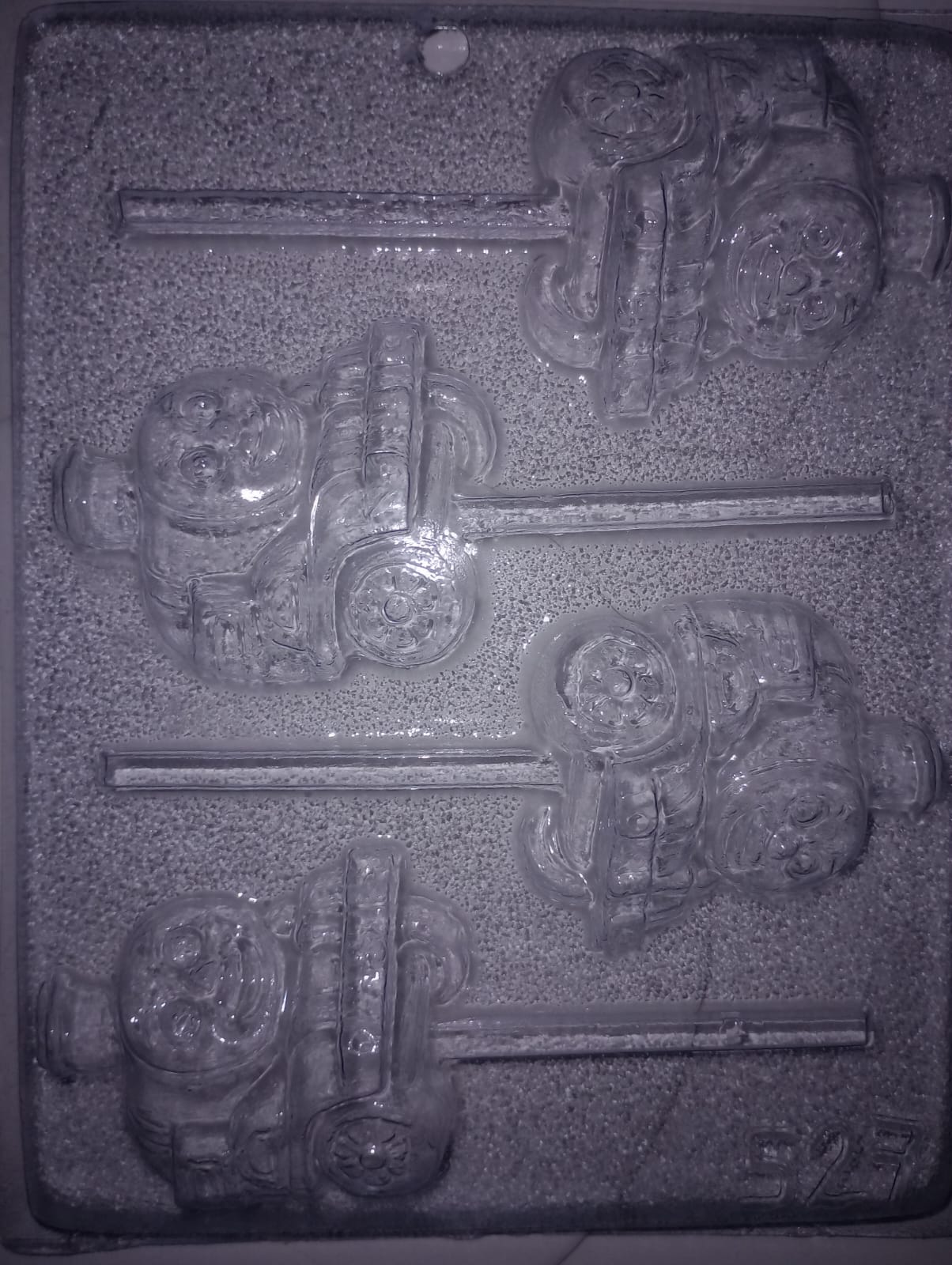 Molde para chocolate paleta thomas (tren)