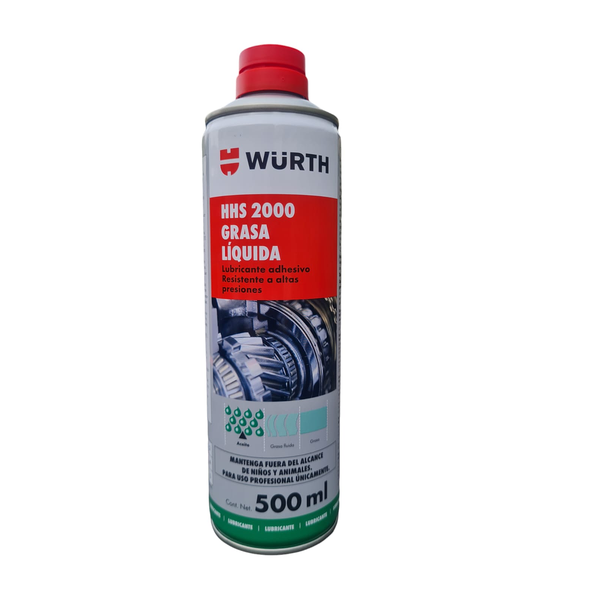 HHS 2000 Grasa Liquida Wurth Lubricante 500 Ml