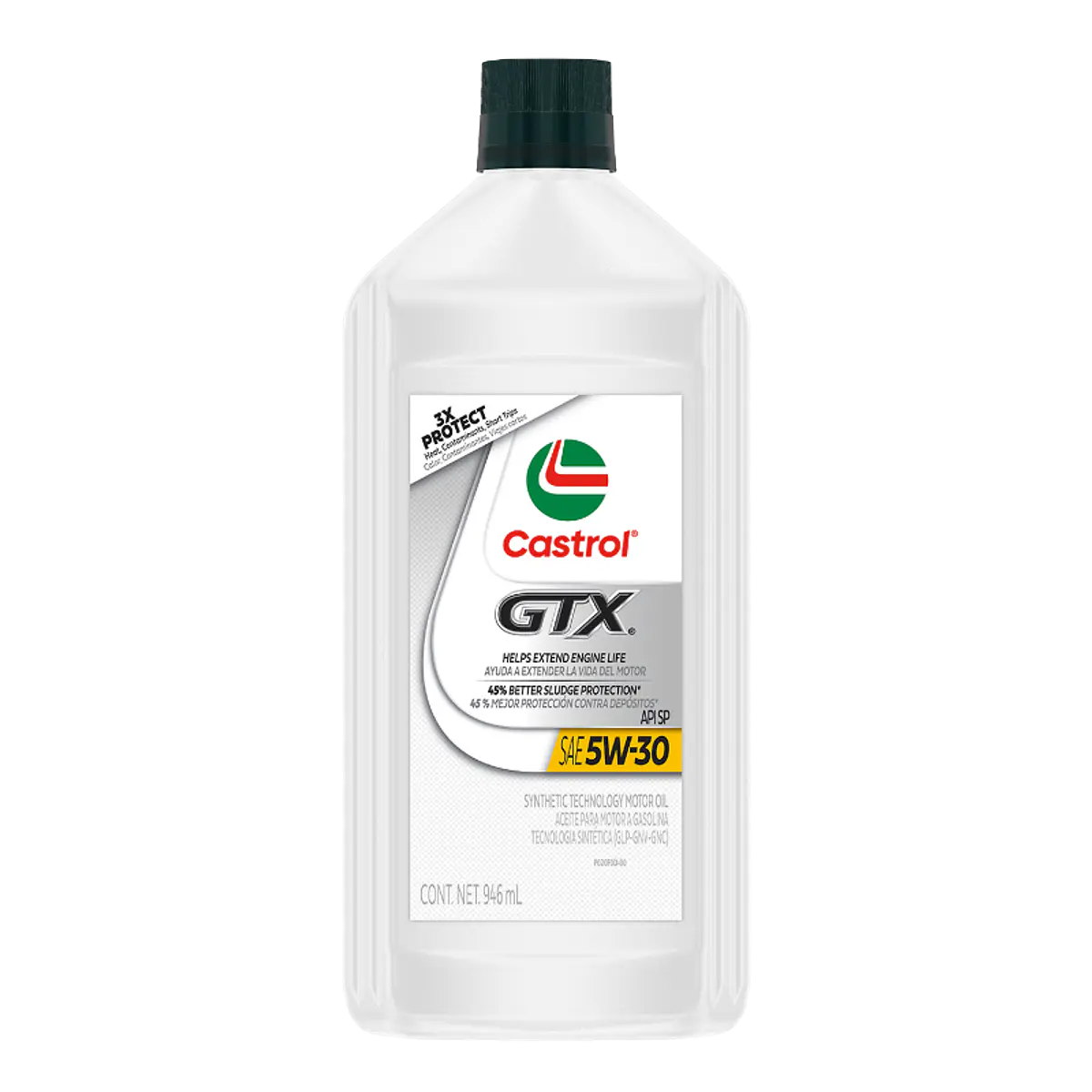 Aceite De Motor Castrol Gtx 5w30 Api Sp 1 Litro