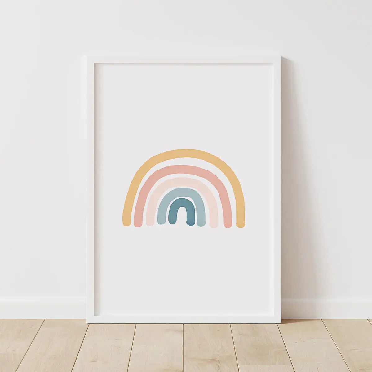 Set de 6 láminas Arcoiris Boho