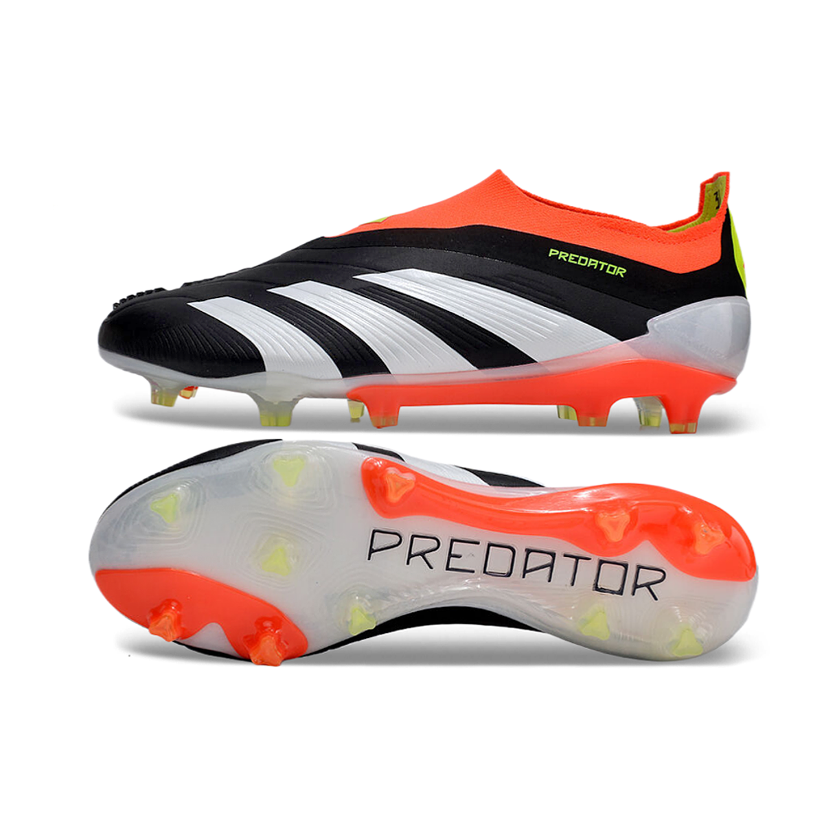 Adidas Predator ELITE LACELESS BOOTS FG Preta e Branca