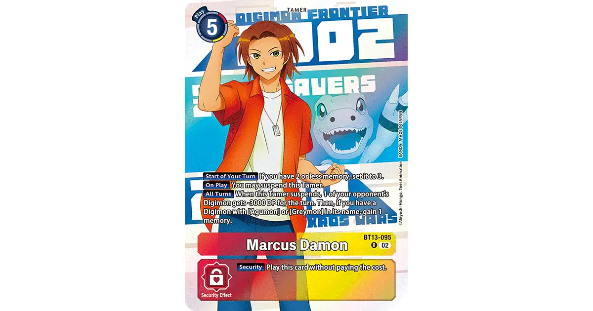 [BT13-095] [Marcus Damon] [Tamer] [Super Rare] [Alternative