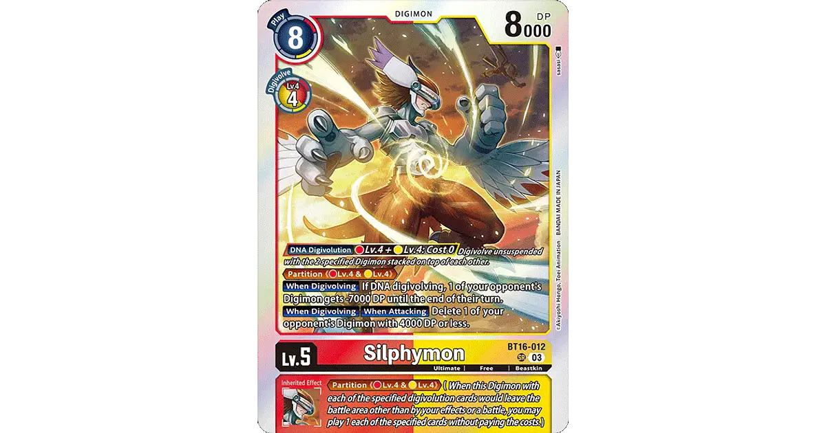 [BT16-012] [Silphymon] [Digimon] [Super Rare] [Normal Art]