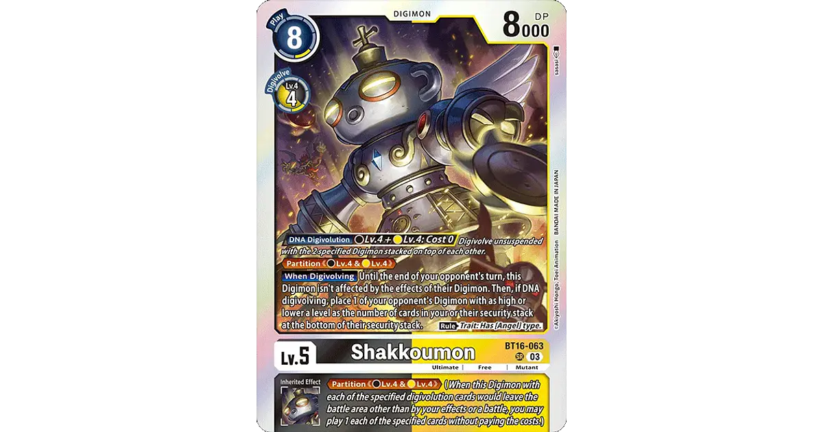 [BT16-063] [Shakkoumon] [Digimon] [Super Rare] [Normal Art]