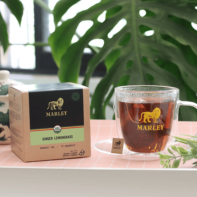 Marley Tea 100% Orgánico Ginger Lemongrass