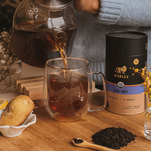 Marley Tea 100% Orgánico Earl Grey · Té Negro