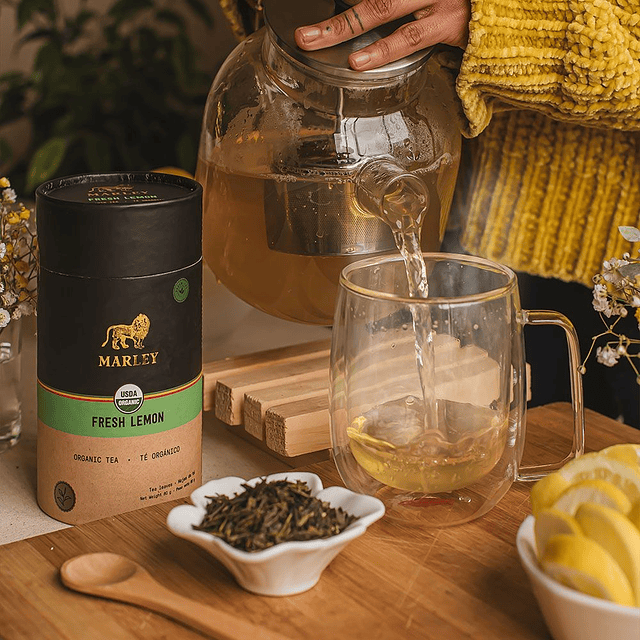 Marley Tea 100% Orgánico Fresh Lemon · Té Verde