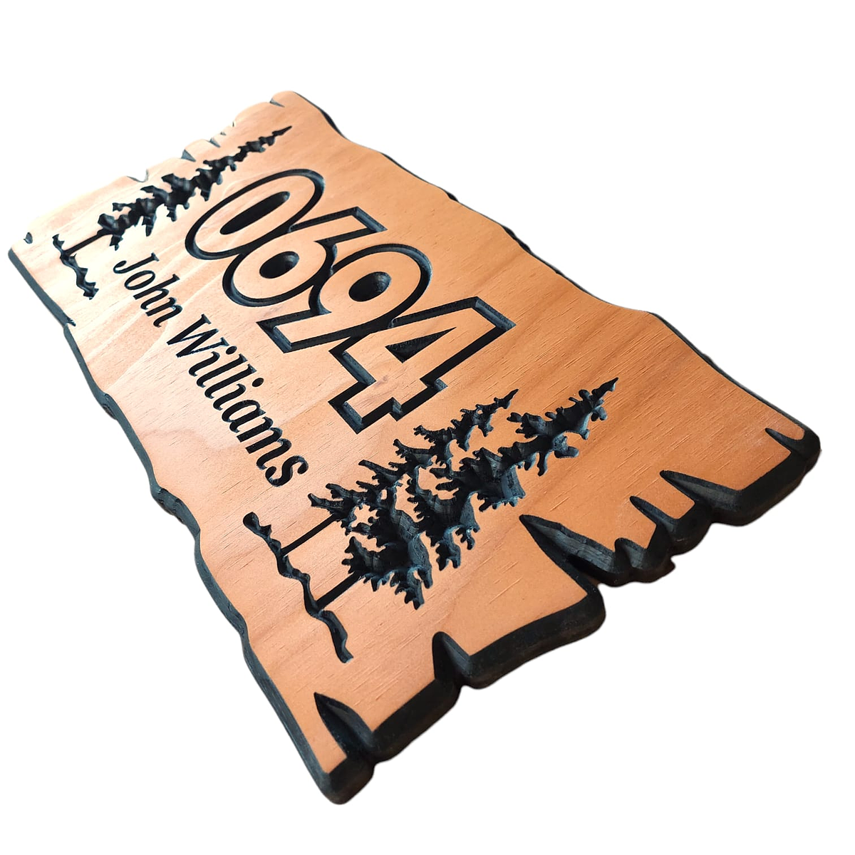 Letrero De Madera 25x49cm