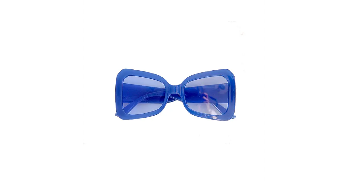 Lentes trapecio azul