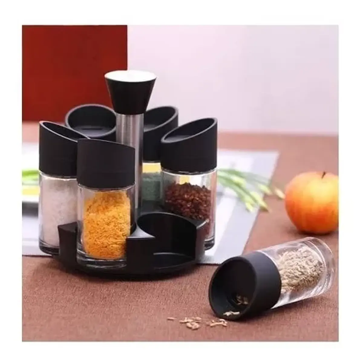 Condimentero giratorio para especias organizador cocina X6