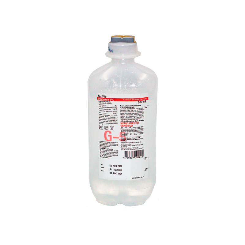 Dextrosa 5% - 500ml - BBraun