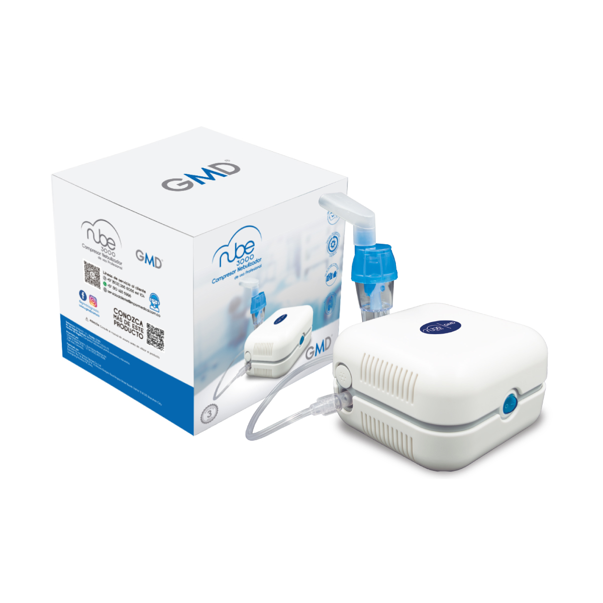 Nebulizador Adulto Pediatrico NUBE 3000