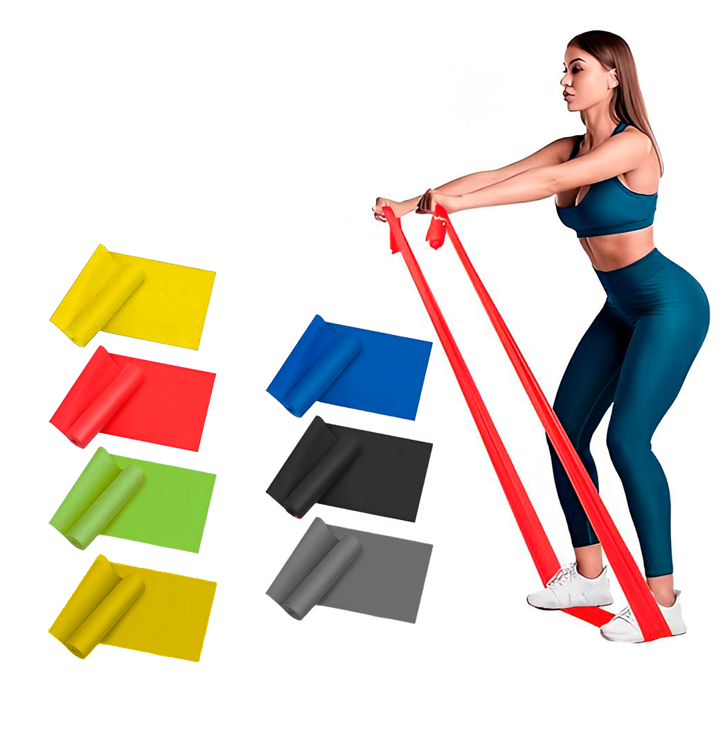 Banda Elástica Abierta Rigidez Suave Roja para Terapia y uso