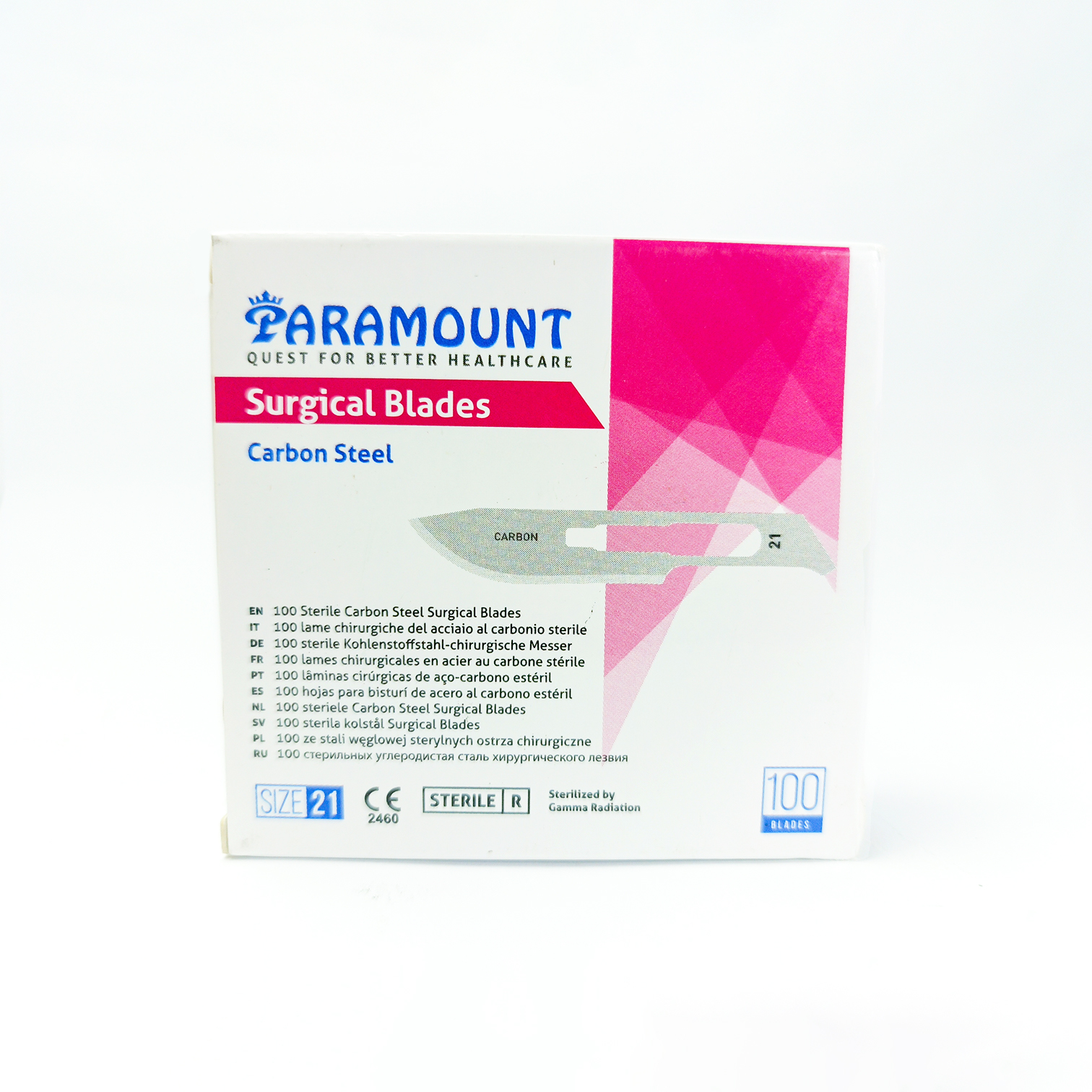 Cuchillas Quirúrgicas De Bisturi No. 21 ( Caja X 100 Und)