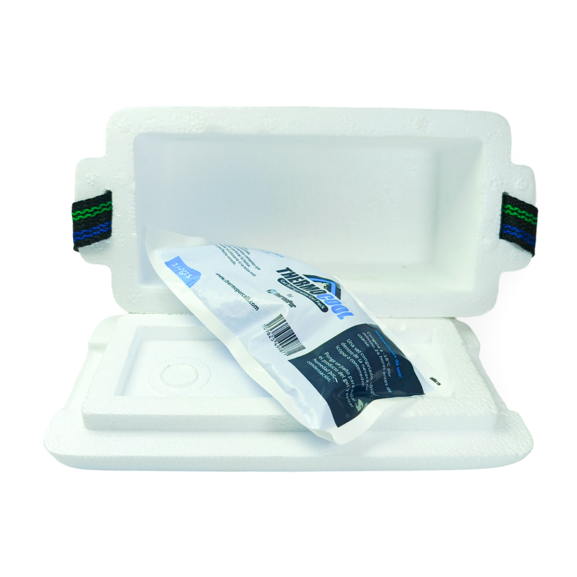 Nevera De Icopor Para Insulina 1 L Con Correa Para Sujetar