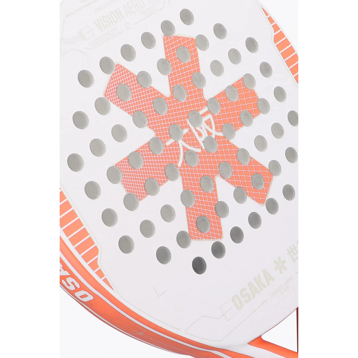 Osaka Padel Racket - Vision Aero - Control | White-Peach