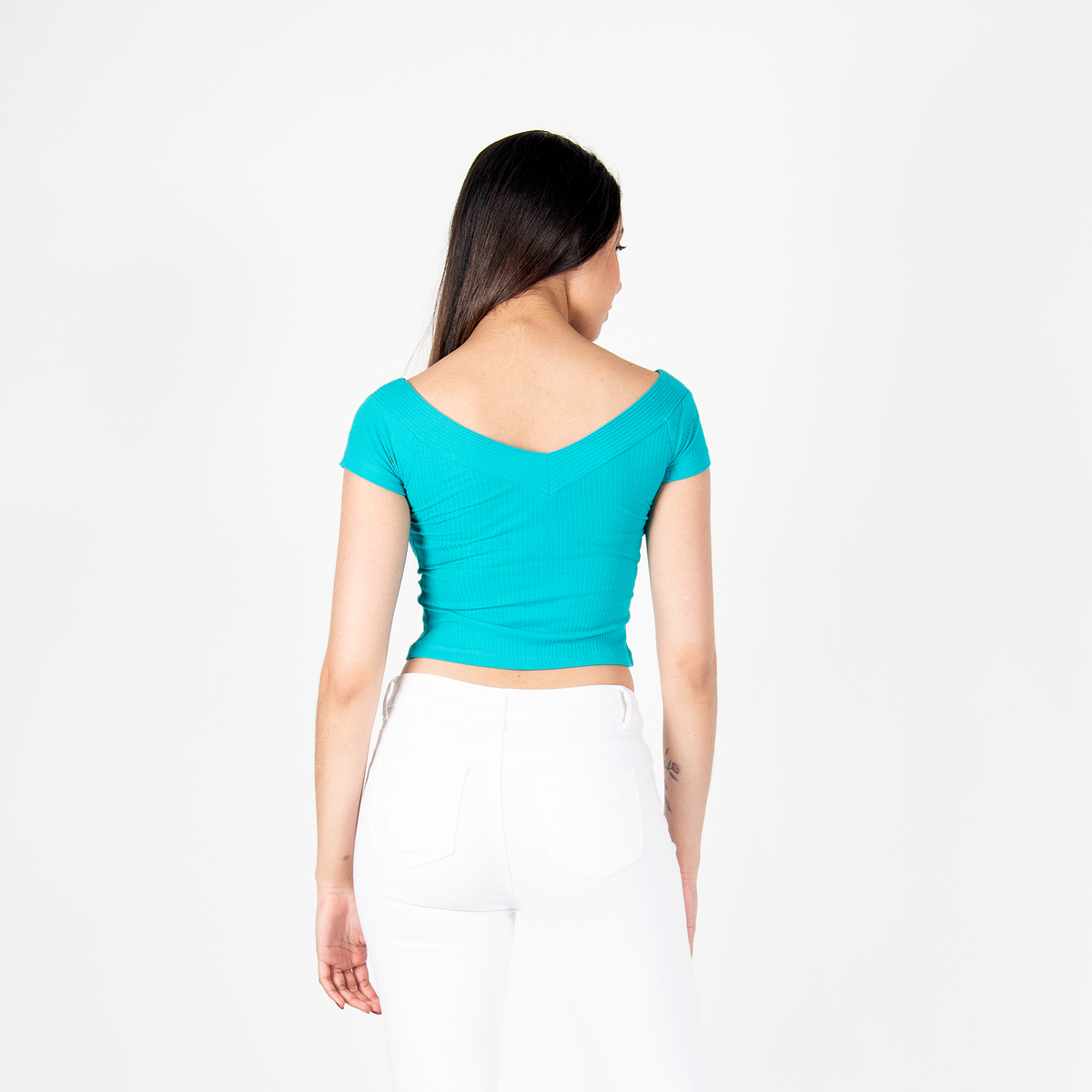 Crop Top Cuello V
