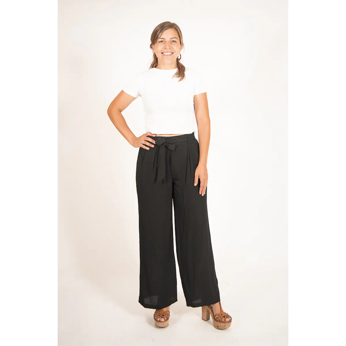 Pantalón Recto Ancho
