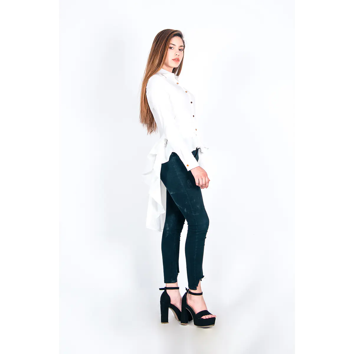 Blusa Cola de Pato Corto