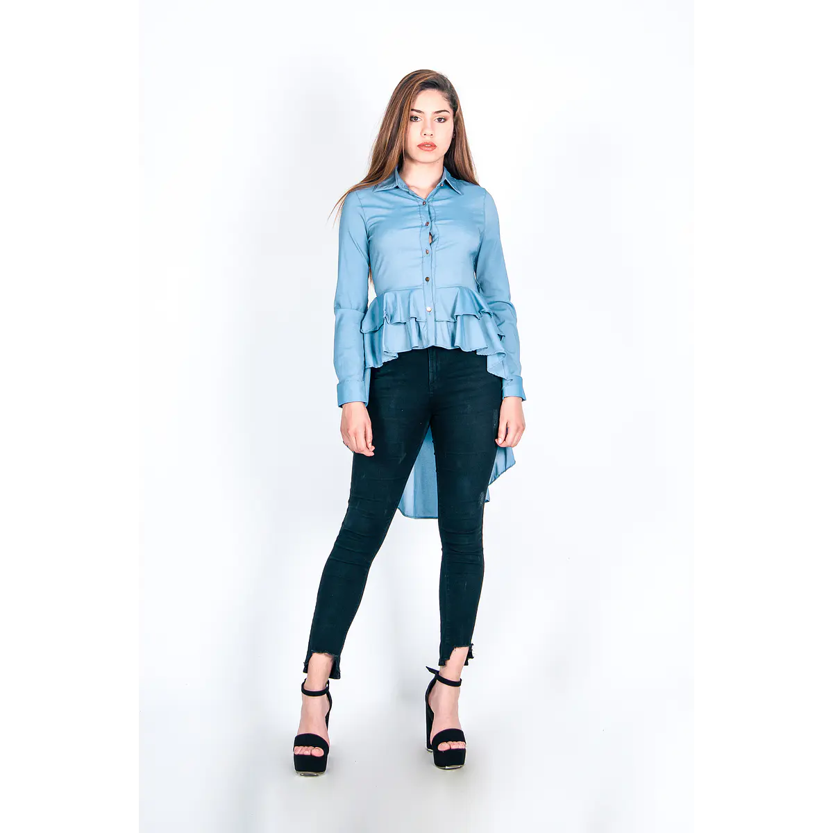 Blusa Cola de Pato Corto