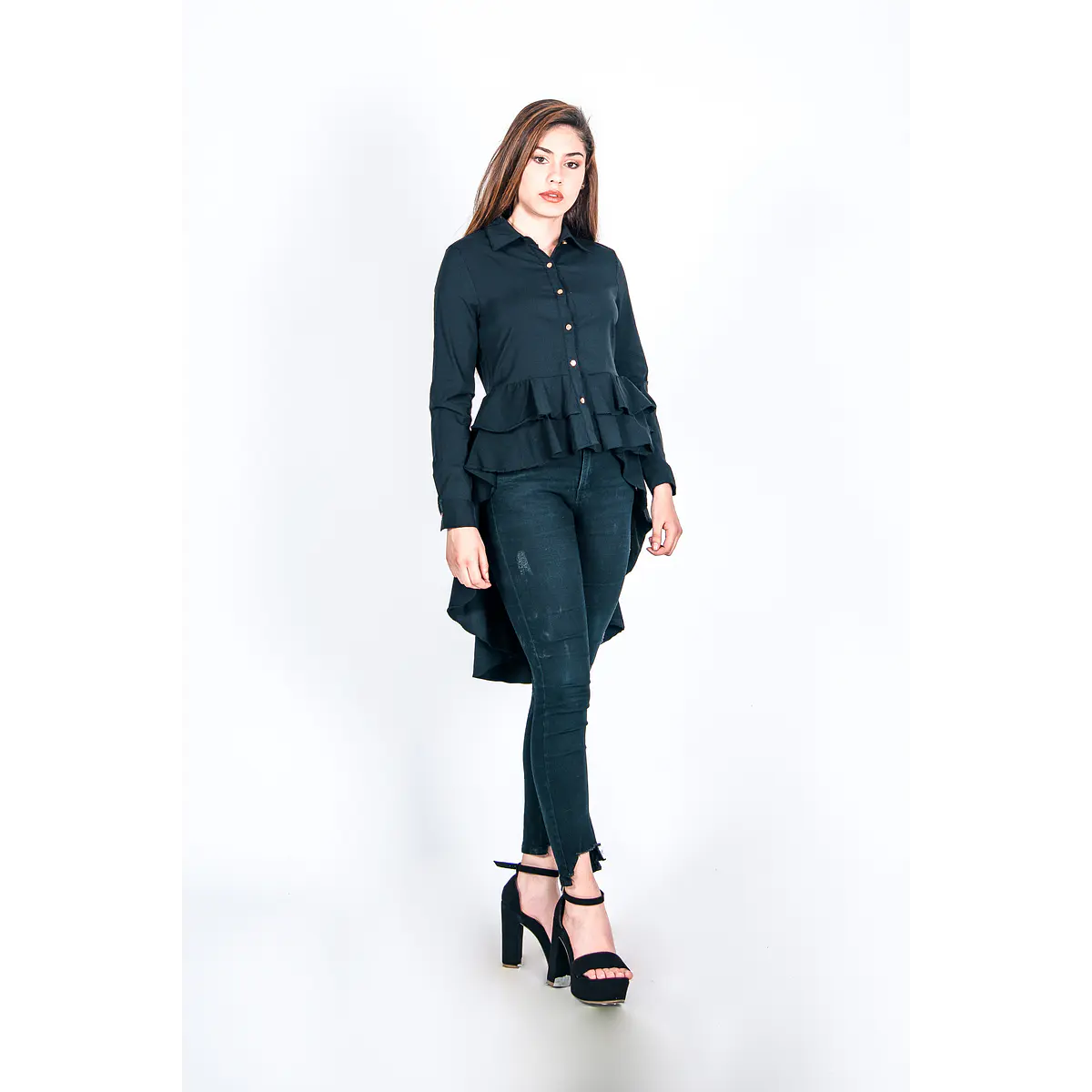 Blusa Cola de Pato Corto