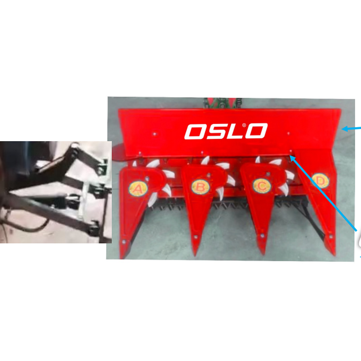 Cosechador Hidraulico 1MT para TRACTHOR SX10d | Oslo®: Herramientas y Maquinaria Agrícola