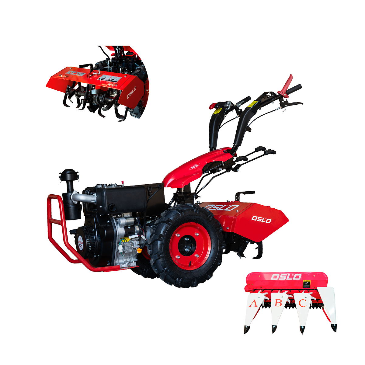 COSECHAPACK Motocultivador Sx15 Ultra Bencinero + Cosechador | Oslo®: Herramientas y Maquinaria ...