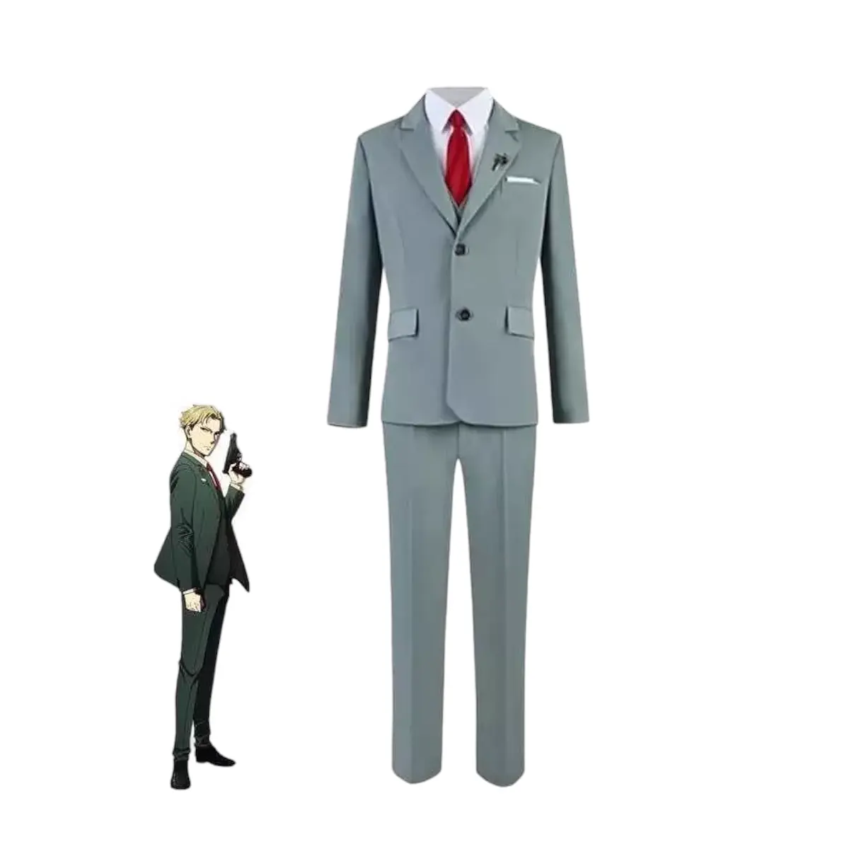 Cosplay Disfraz Loid Forger Spy X Family Anime 7 Piezas