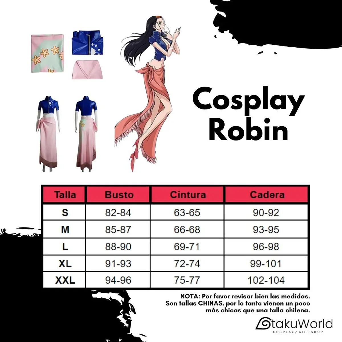 Cosplay Nico Robin Isla Gyojin One Piece