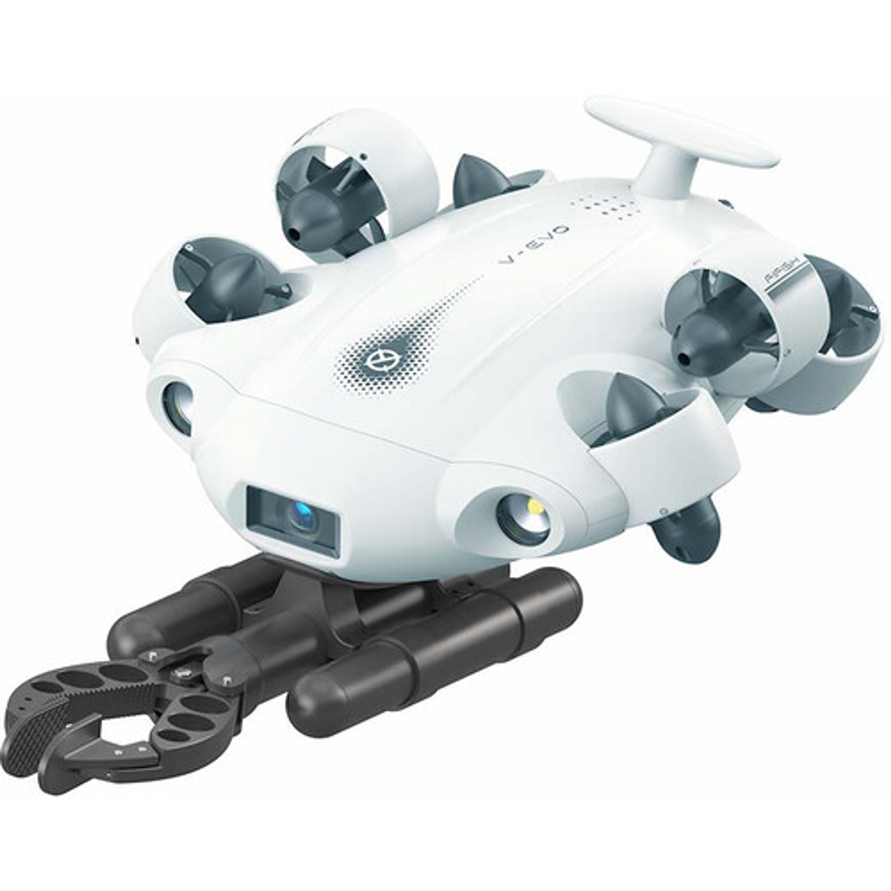 FIFISH V-EVO QYSEA Submarino AI ROV con brazo robótico.